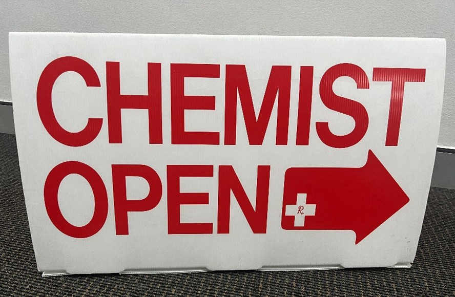 Guild Product - Chemist Open Signs/ Various order Form - The Pharmacy ...