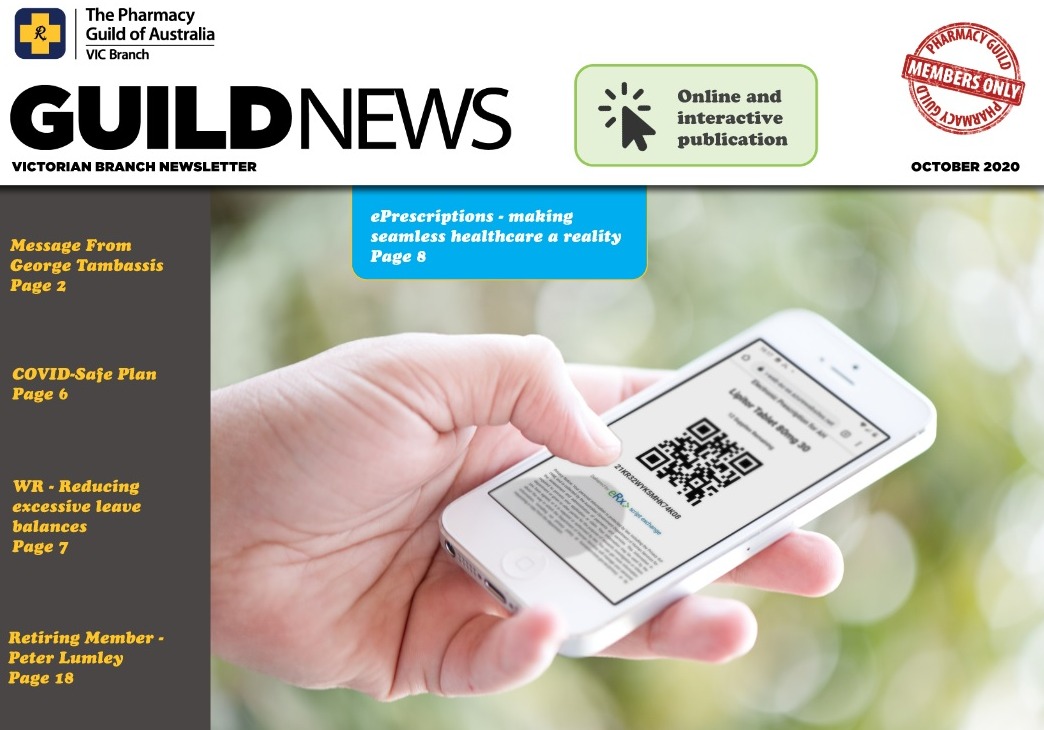 Guild News Victoria October issue - The Pharmacy Guild of Australia